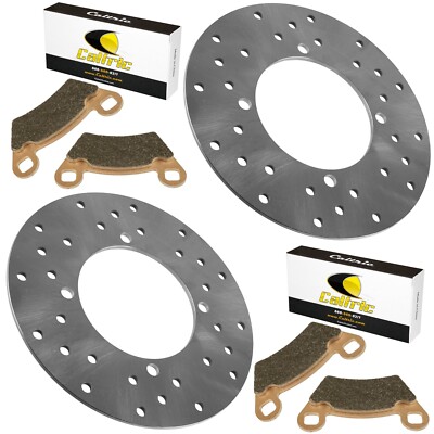 2x Rear Brake Disc w/Pads for Polaris Ranger XP 1000 Ranch Northstar ...