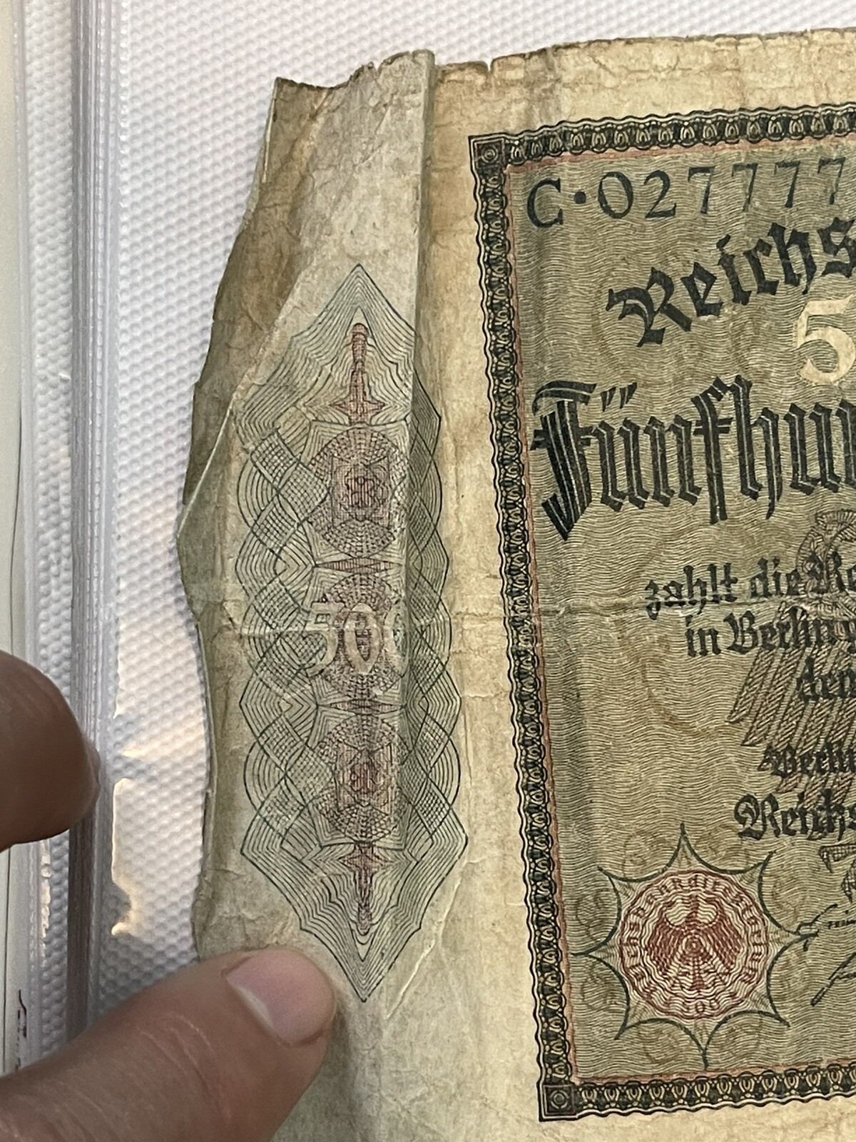 GERMANY Banknotes X3 Vintage 1922 Weimar Republic Currency German Paper ...