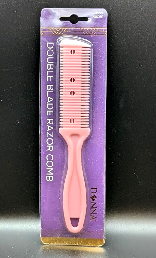 Donna Double Blade Razor Comb Pink | eBay