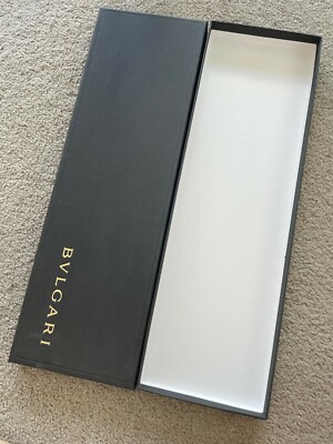 Authentic New Bulgari Bvlgari Gift Box Paper Box Empty Luxury Packaging ...