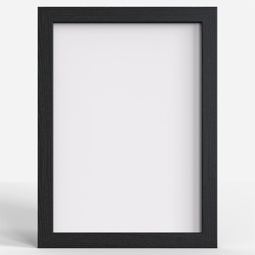 Black A4 Size Photo Picture Frame Flat Hanging Mountable Certificate ...