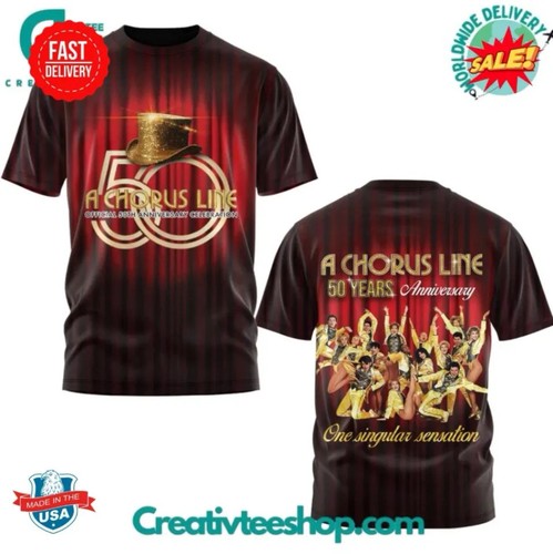 3D T-Shirt A Chorus Line 50th Anniversary | eBay
