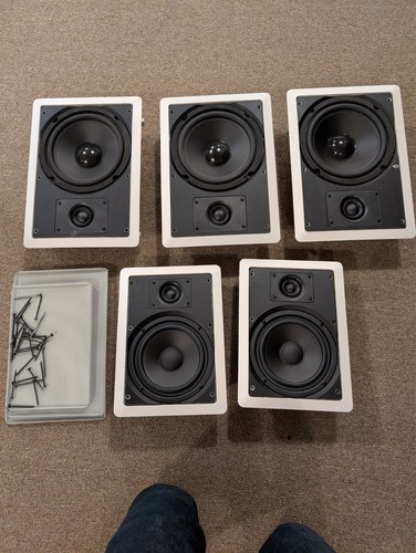 5 totem inwall speakers 2 small 3 large | eBay
