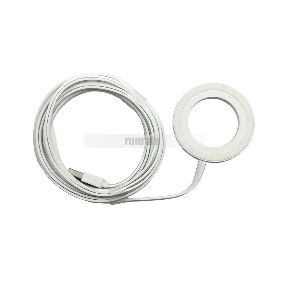 Charging Ring With 10ft Usb Cable White for Logitech Circle | eBay