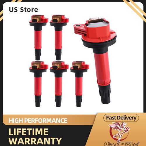 6 Pack UF646 Ignition Coil for Ford Expedition Explorer F150 Flex ...