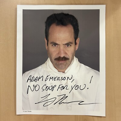 Larry Thomas Seinfeld Soup Nazi Signed 8x10 Photo No Soup For You ...