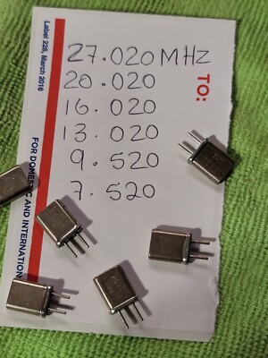 6 CRYSTALS FOR YAESU HF TRANCEIVER FT 101E 101B 101EX 101EE | eBay