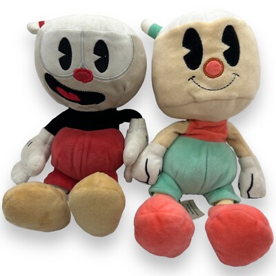 Lot of 2 Funko Cuphead and Cuppet 10" Plush Please Read | eBay