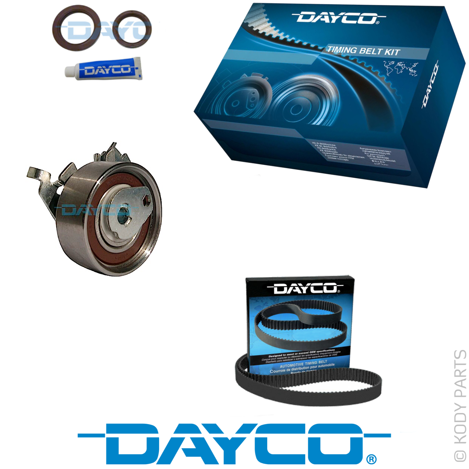 Dayco Timing Belt Kit - for Holden Rodeo 2.2l R9 (c22ne Engine) for ...
