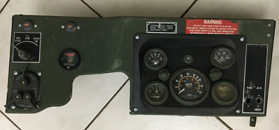 Humvee Dash panel with instrument panel | eBay