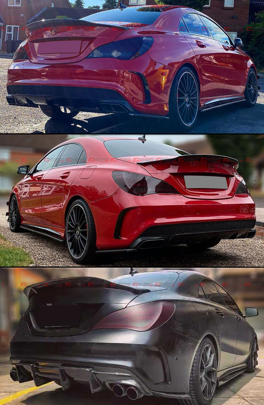 FOR 14-19 MERCEDES CLA250 CLA45 AMG W117 R STYLE CARBON FIBER TRUNK ...