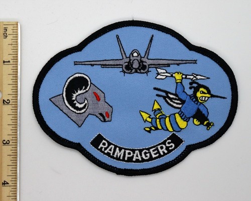 US NAVY VFA-83 RAMPAGERS STRIKE FIGHTER ATTACK SQUADRON F/A-18 HORNET ...