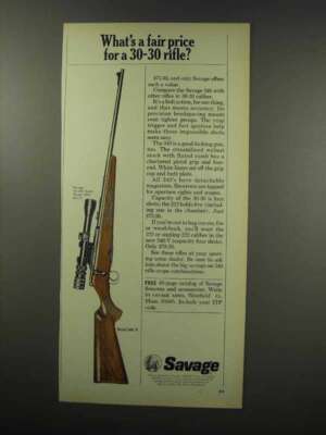 1967 Savage Model 340-V Rifle Ad - Fair Price for 30-30 | eBay
