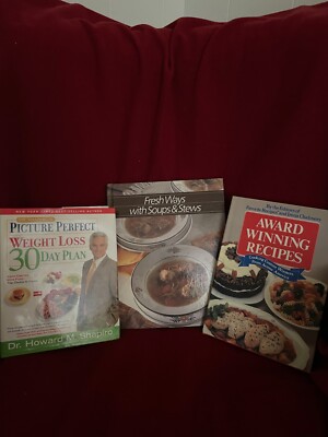 THREE (3) Cookbooks - Hardcover, 2 with Book Jackets | eBay