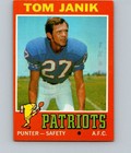 1971 TOPPS FOOTBALL #82 TOM JANIK NRMT Sq | eBay