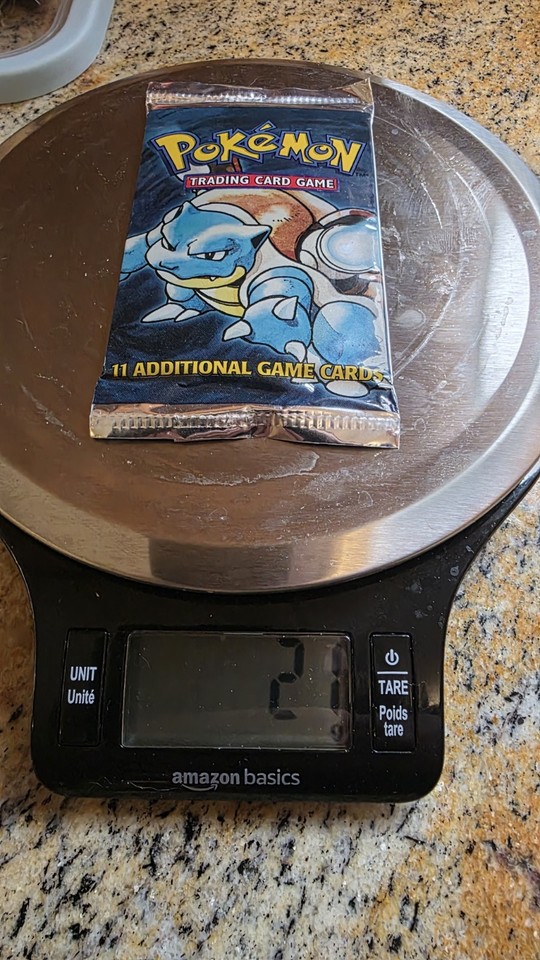 Pokémon Base Set Unlimited Sealed Booster Pack Blastoise Art (21g) | eBay