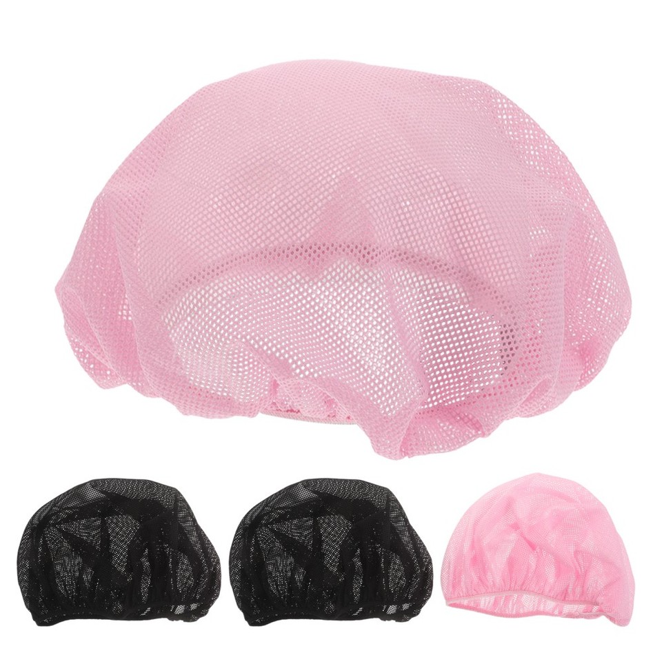 4pcs Hair Net For Sleeping: Mesh Sleep Hat Night Bonnet Women Mesh Net ...
