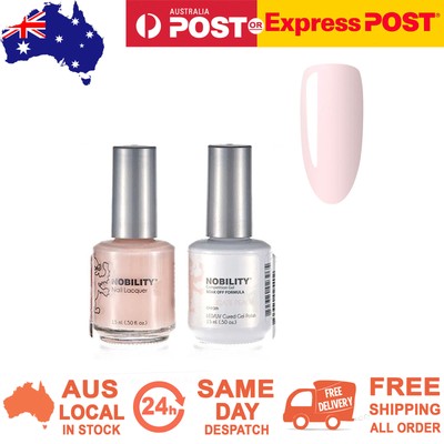 Lechat Nobility NBCS078 Delicate Peach - UV LED Gel & Nail Polish Lacquer Duo | eBay