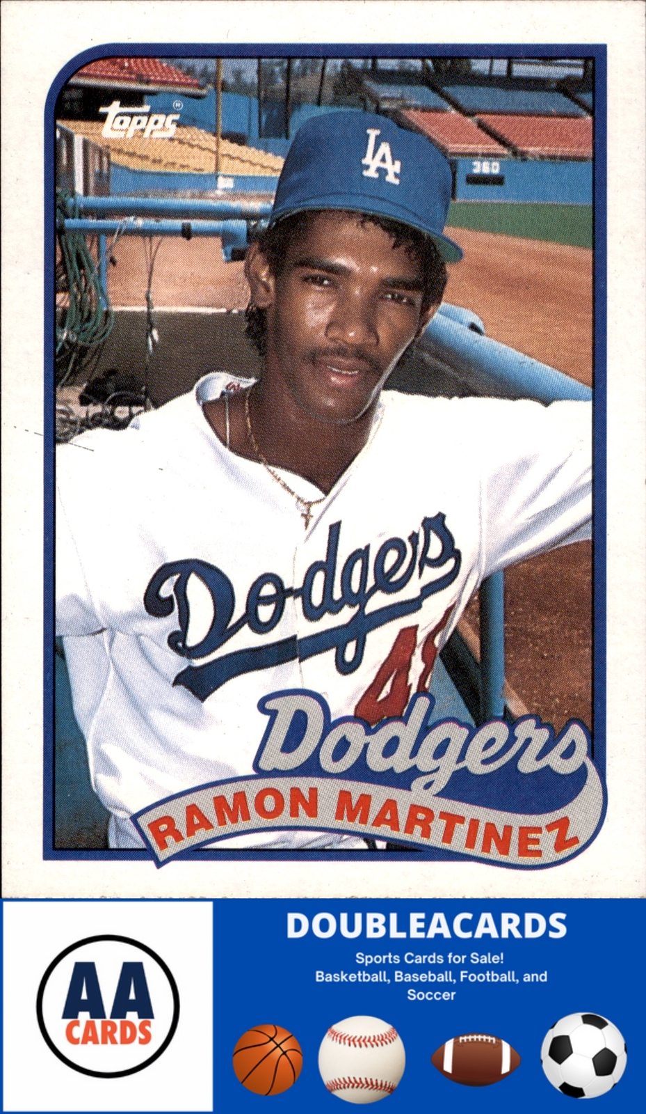 1989 Topps #225 Ramon Martinez Rookie Los Angeles Dodgers | eBay