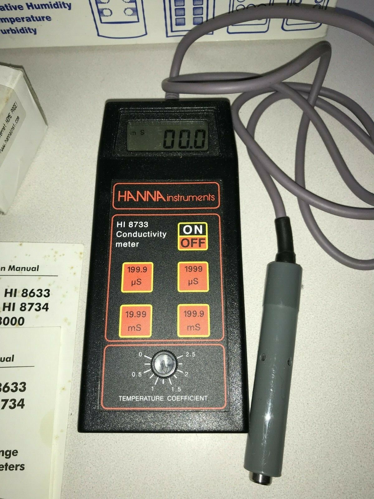 Hanna Instruments HI 8733 Conductivity Meter | eBay