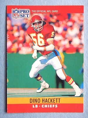 Dino Hackett #143 Pro Set 1990 Football Card (Kansas City Chiefs) VG | eBay