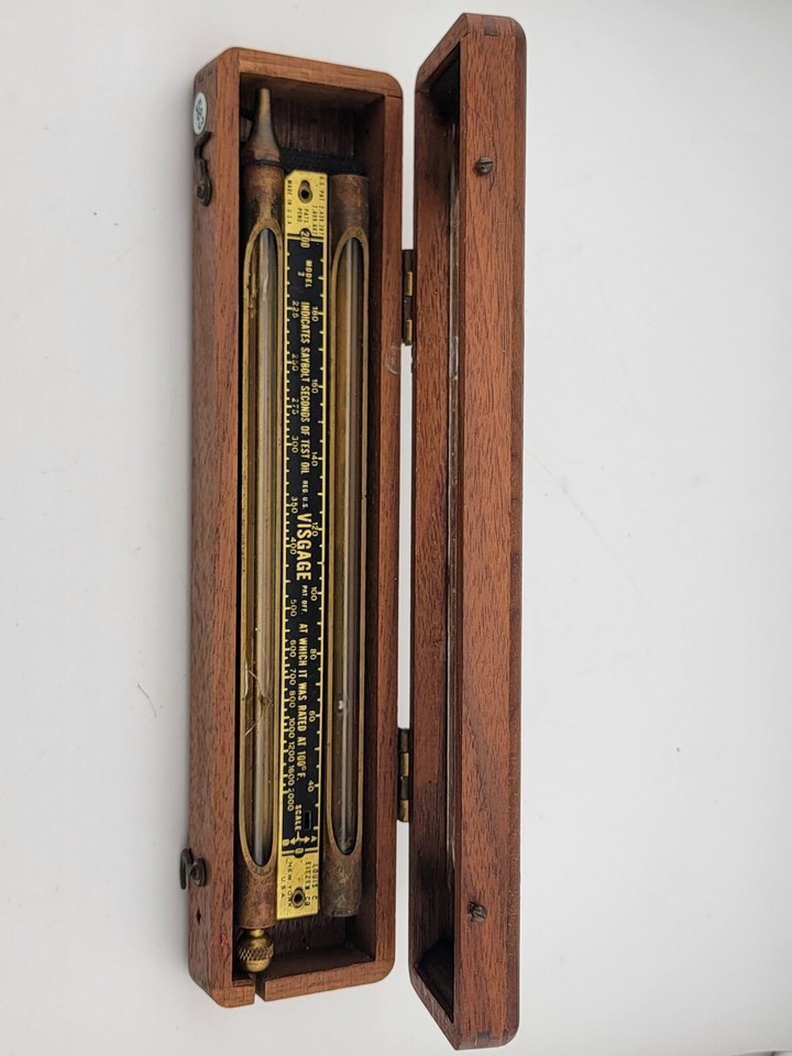 Rare Antique Louis Eitzen Visgage Oil Viscosity Comparator Instrument w ...
