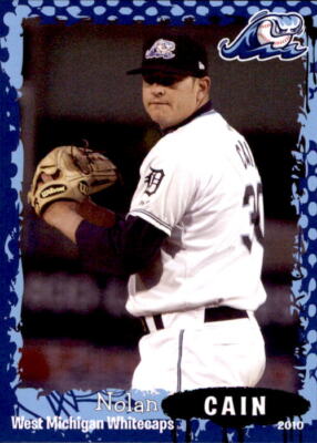 2010 West Michigan Whitecaps Grandstand #2 Nolan Cain Cantonment ...