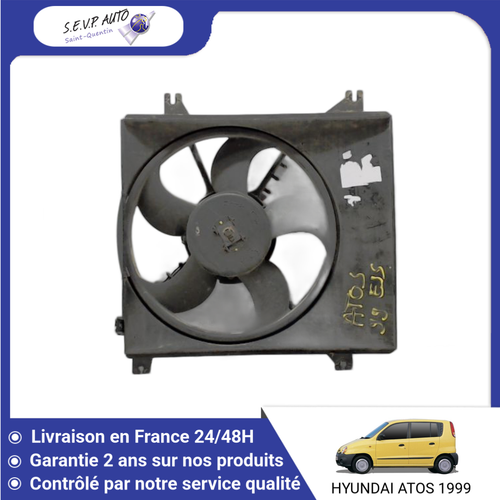 🇫🇷 MOTEUR VENTILATEUR RADIATEUR HYUNDAI ATOS 98-00 ♻️ 2538602000 ...