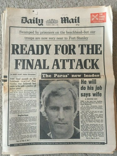 Daily Mail Newspaper 1st June 1982 Major Christopher Keeble | eBay