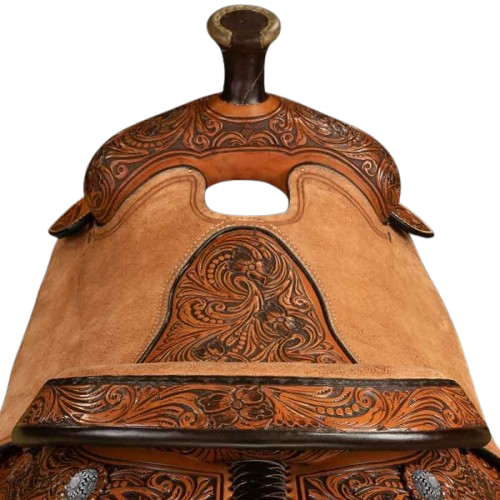 Ranch Roping Roper Wade Tree A Fork Work Leather Western Horse Saddle ...