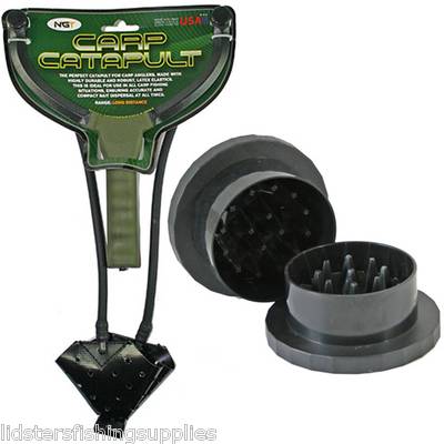NEW NGT QUALITY MADE CARP FISHING CATAPULT BAIT BOILIES + BOILE GRINDER ...