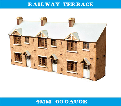 Railway Terrace Laser Cut Scratch Aid Layout Kit 00 Gauge 4mm Model ...