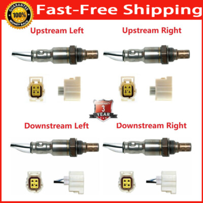 4pcs Oxygen Sensor Set For 15-17 Dodge Viper 8.4L Upstream+Downstream ...