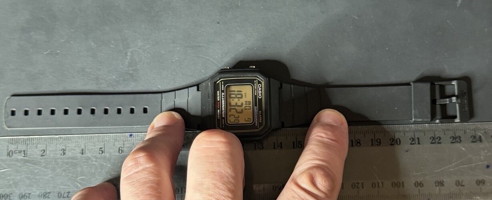 NOS Casio Illuminator W-217H Fully Working See Description For History ...