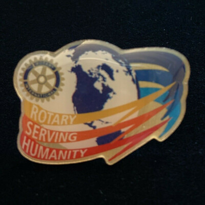 Rotary International Pin ROTARY SAVING HUMANITY 2016-17 Theme (G. White ...