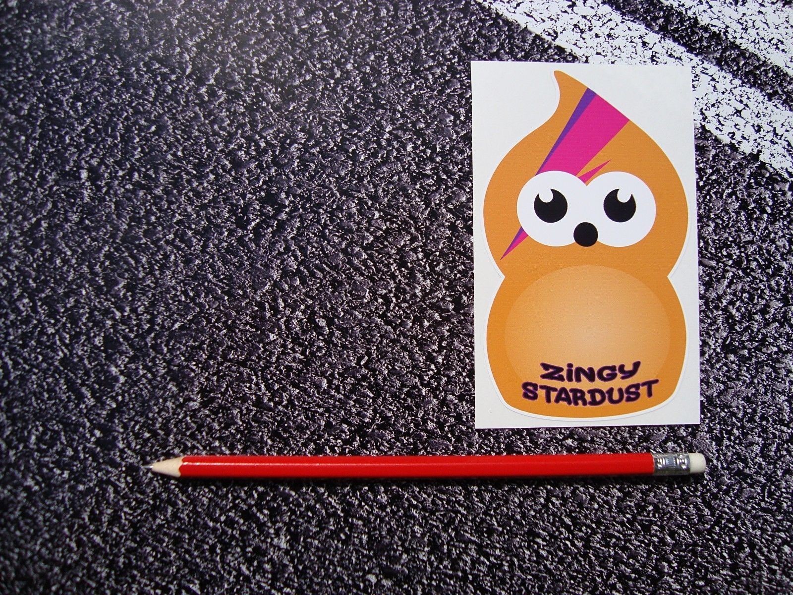 x1 Zingy Stardust EDF Stickers Cute / funny / Advert | eBay UK