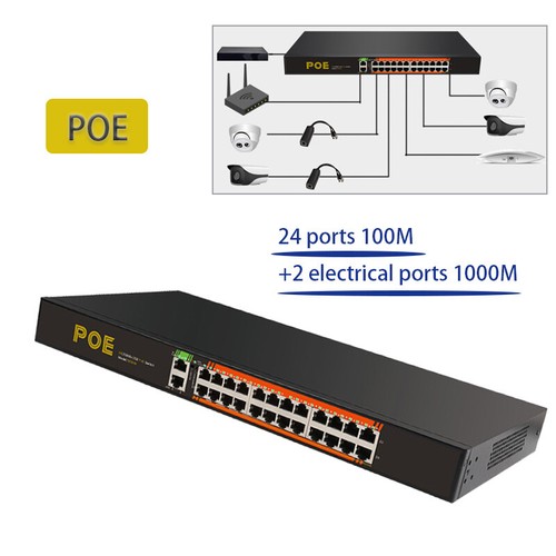 RJ-45 HUB 10/100/1000mbps POE switch Ethernet Network Switch Internet ...