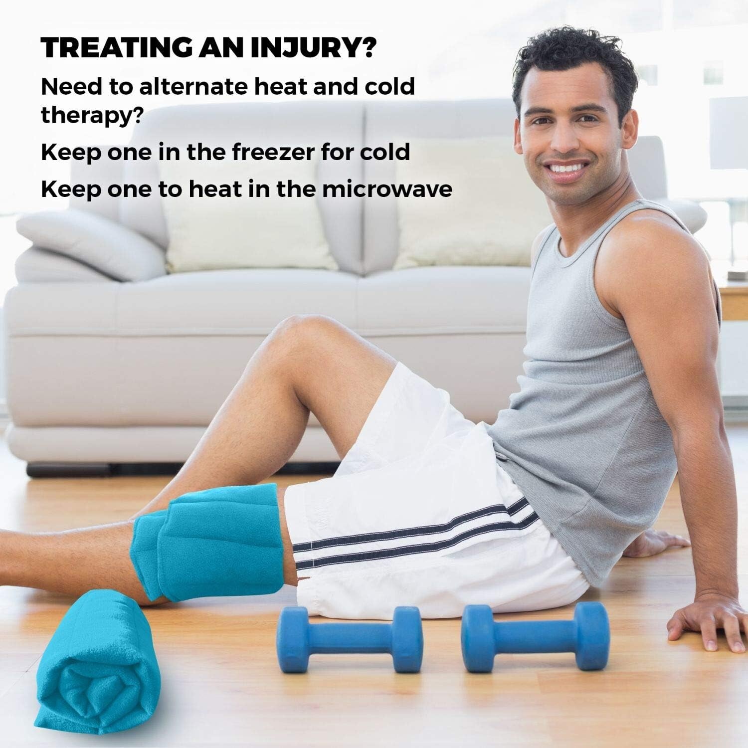 Comfort Cloud Heated /Cold Body Pad Therapy Ice Pack Flexible 2 PCS ...