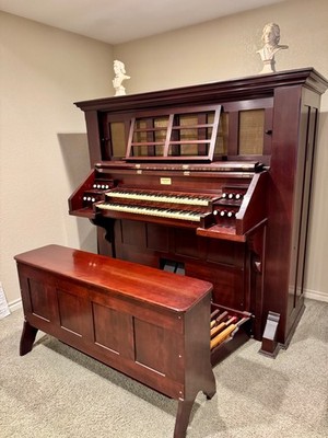 Estey Studio 2 Manual Reed Organ Mahogany Fully Restored and Fully ...