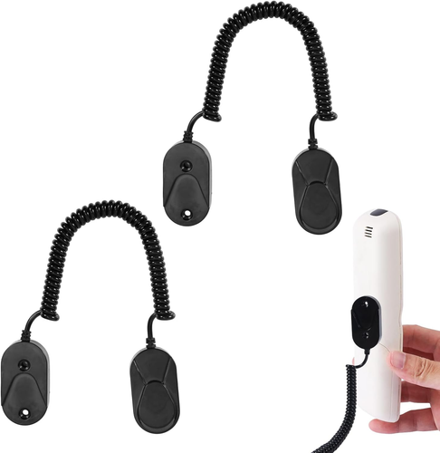 2Pcs Magnetic Remote Control Holders, Retractable 6.3-47.24 Inch Wall ...