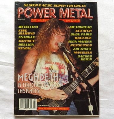 Power Metal Magazine April 1988 Thrash Heavy Music | eBay