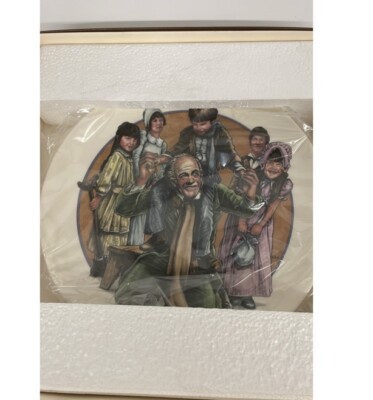 BOB CRATCHIT AND TINY TIM Plate The Remarkable World of Charles Dickens ...