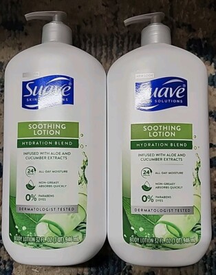 2 PACK SUAVE ALOE SOOTHING LOTION SOOTHES & REFRESHES DRY SKIN | eBay