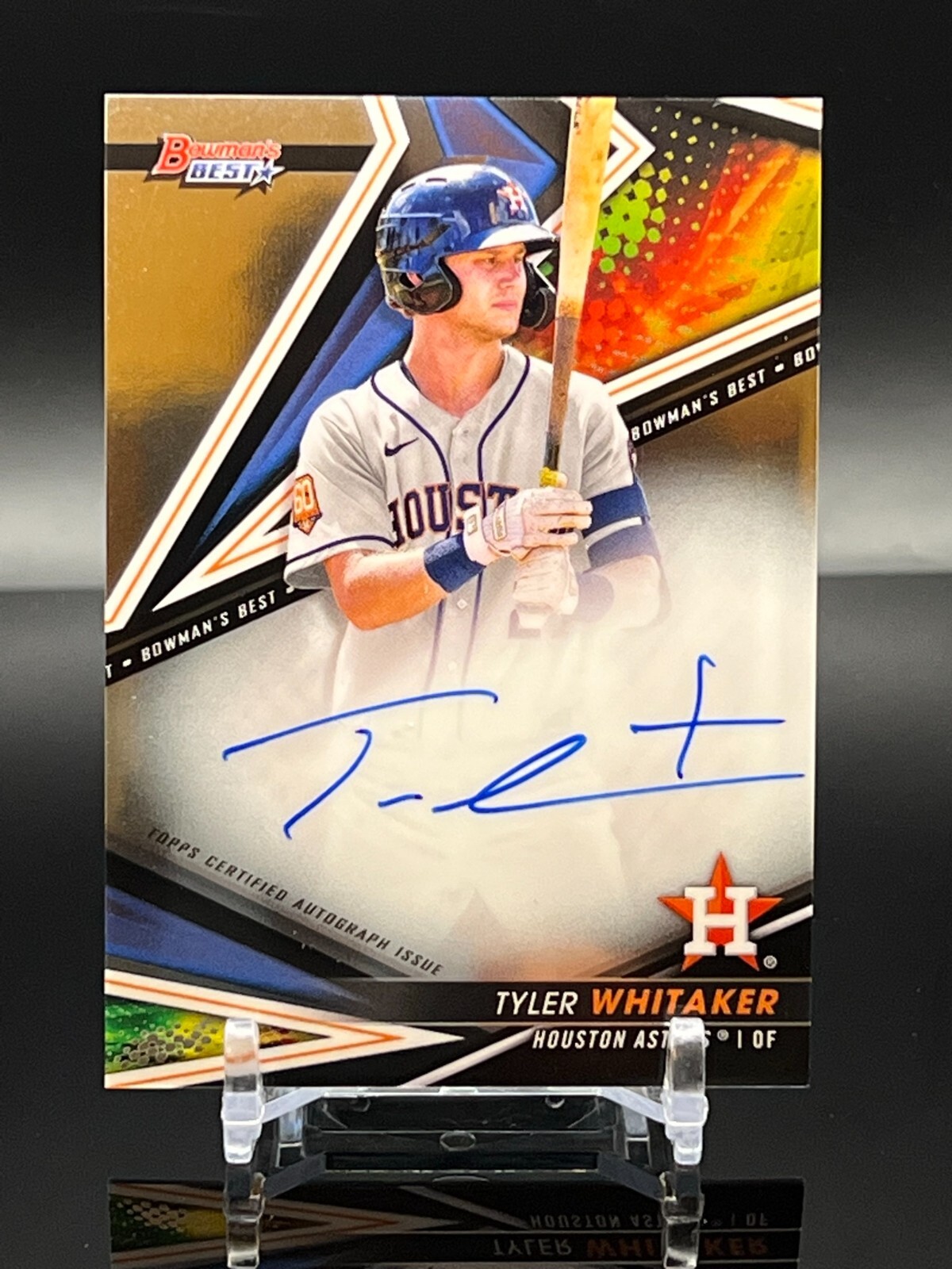 2022 Bowman's Best Baseball RC AUTO Tyler Whitaker #B22-TW Houston ...