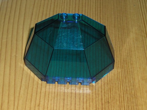 Lego Kuppel Cockpit Windschutzscheibe 6084 8x5x3 transparent blau 6195 ...