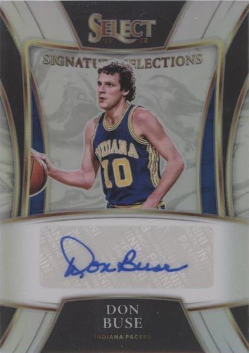 2021-22 Panini Select - Signature Selections Don Buse #SS-DBS Silver ...