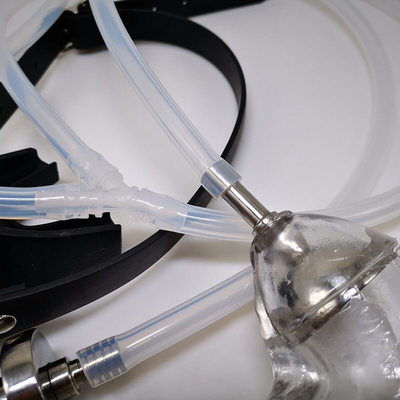 Irrigation System Penile Sheath Flow Into Plug Inflow Mouth Device Cage ...