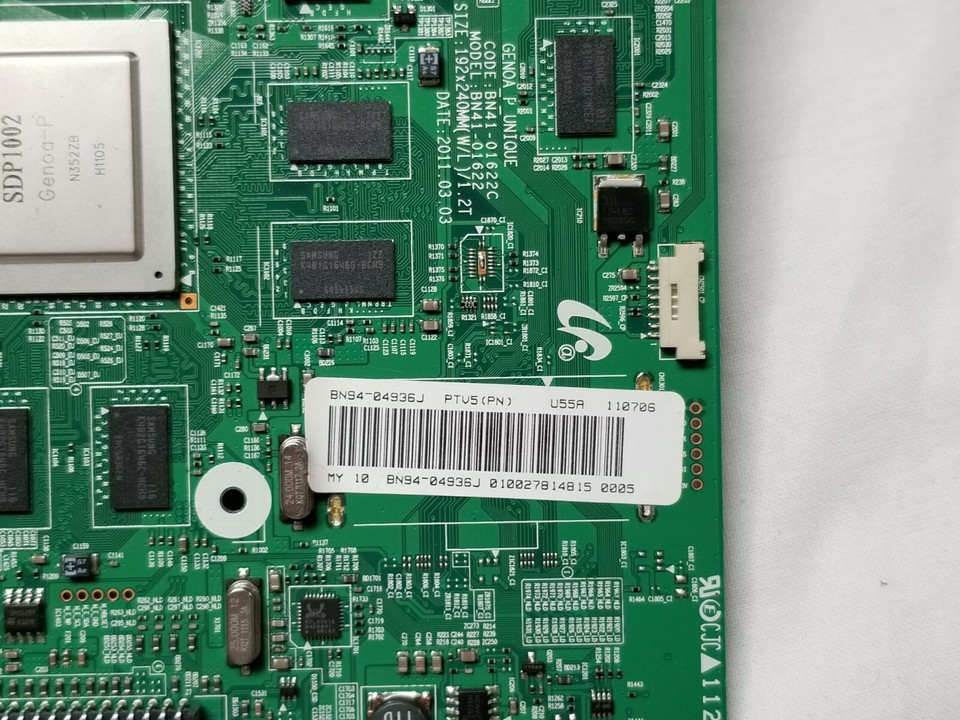 SAMSUNG UA55D7000 MAIN BOARD BN94-04936J | eBay