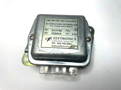 Zeftronics 14V Alternator Controller - R15V00 Cessna, Beech, others | eBay