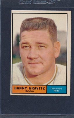 1961 Topps #166 Danny Kravitz Reds EX 61T166-22216-4 | eBay